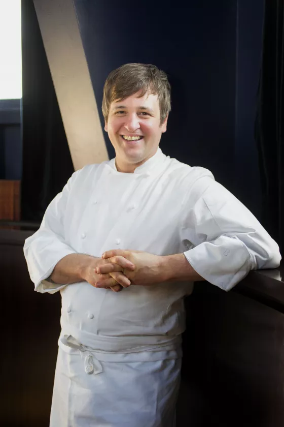 Mark Welker, the executive pastry chef of Eleven Madison Park and the ...